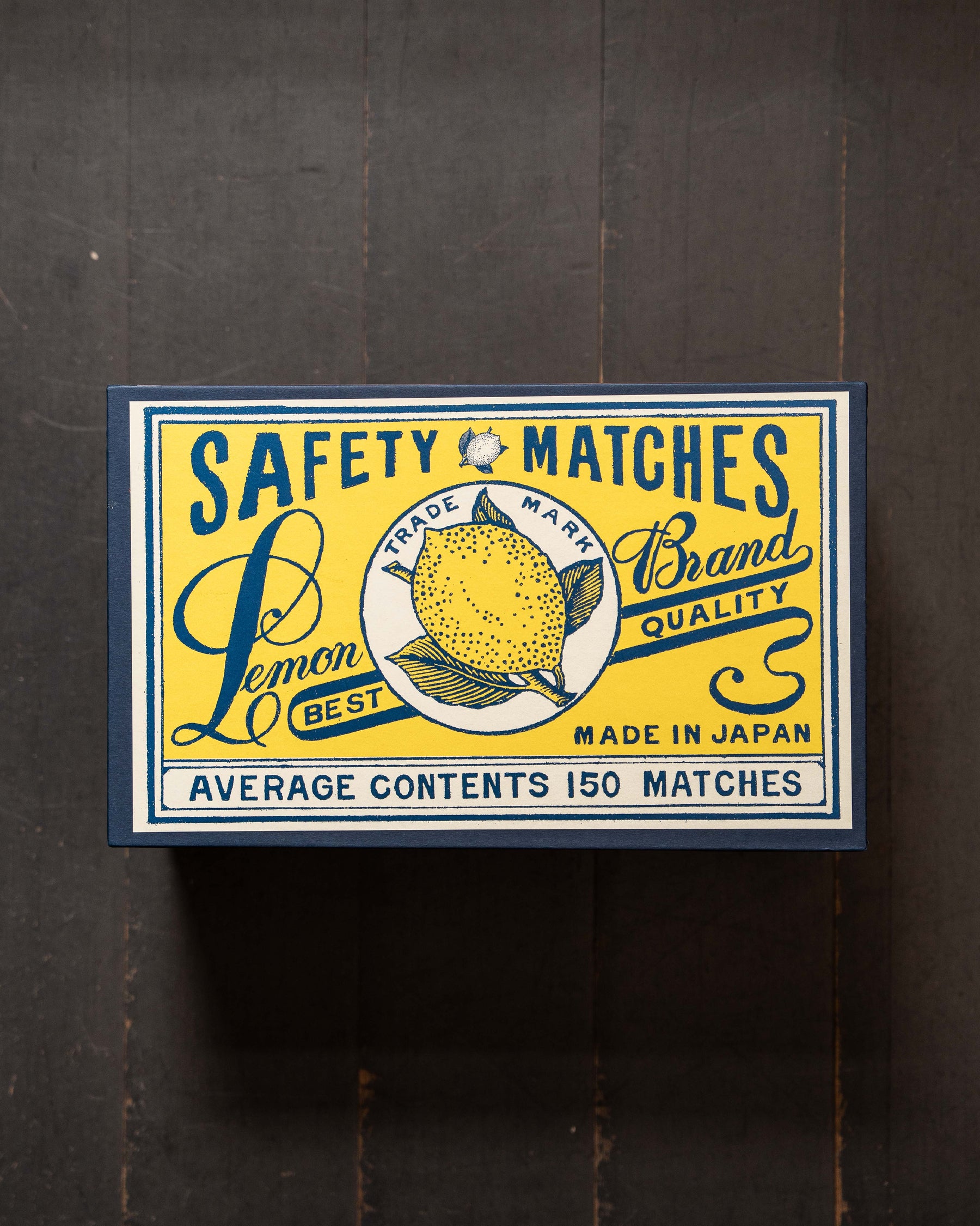 Archivist Lemon Giant Matches In Giant Matchbox