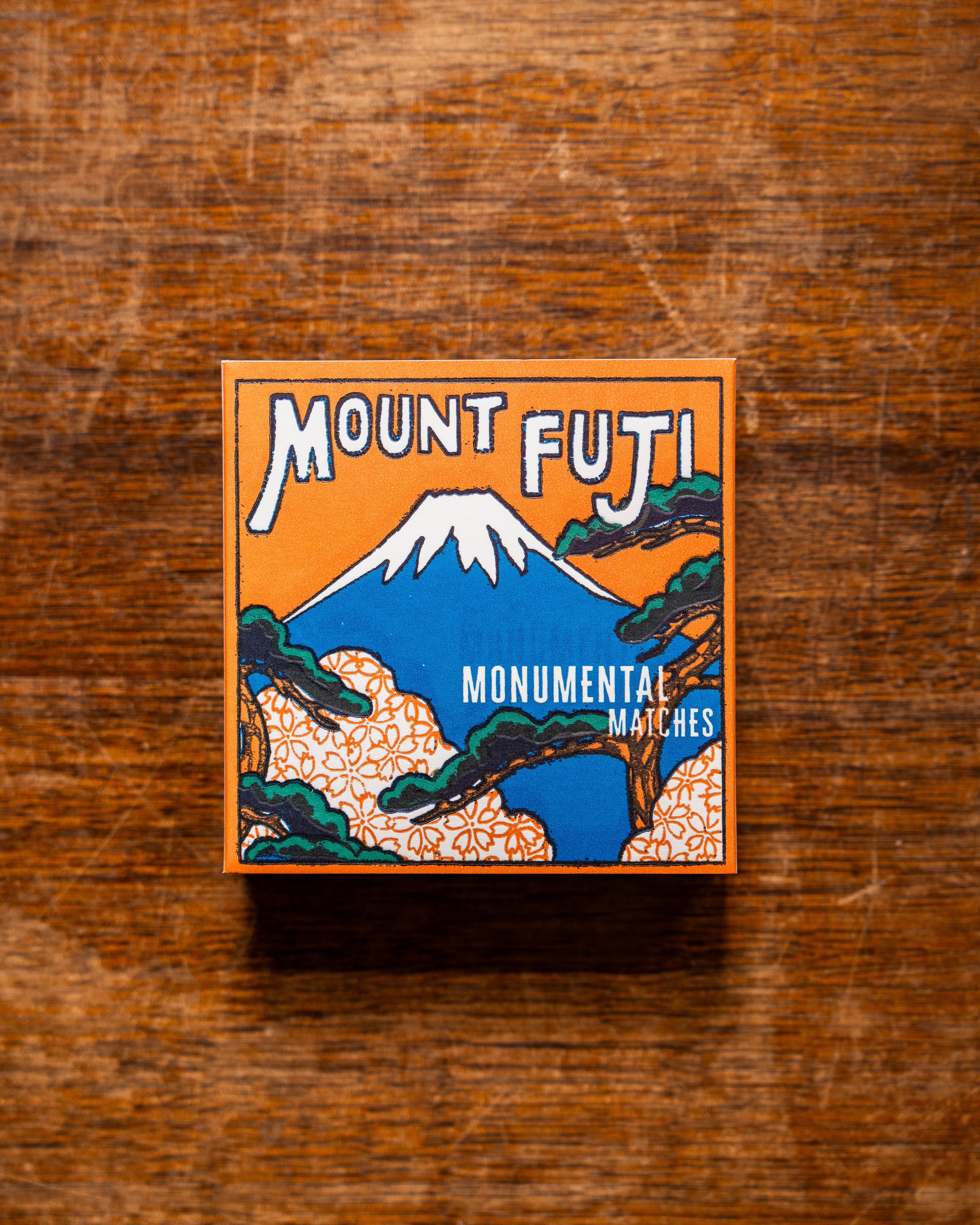 Archivist Mount Fuji Matches In Square Matchbox – The Hub General Store