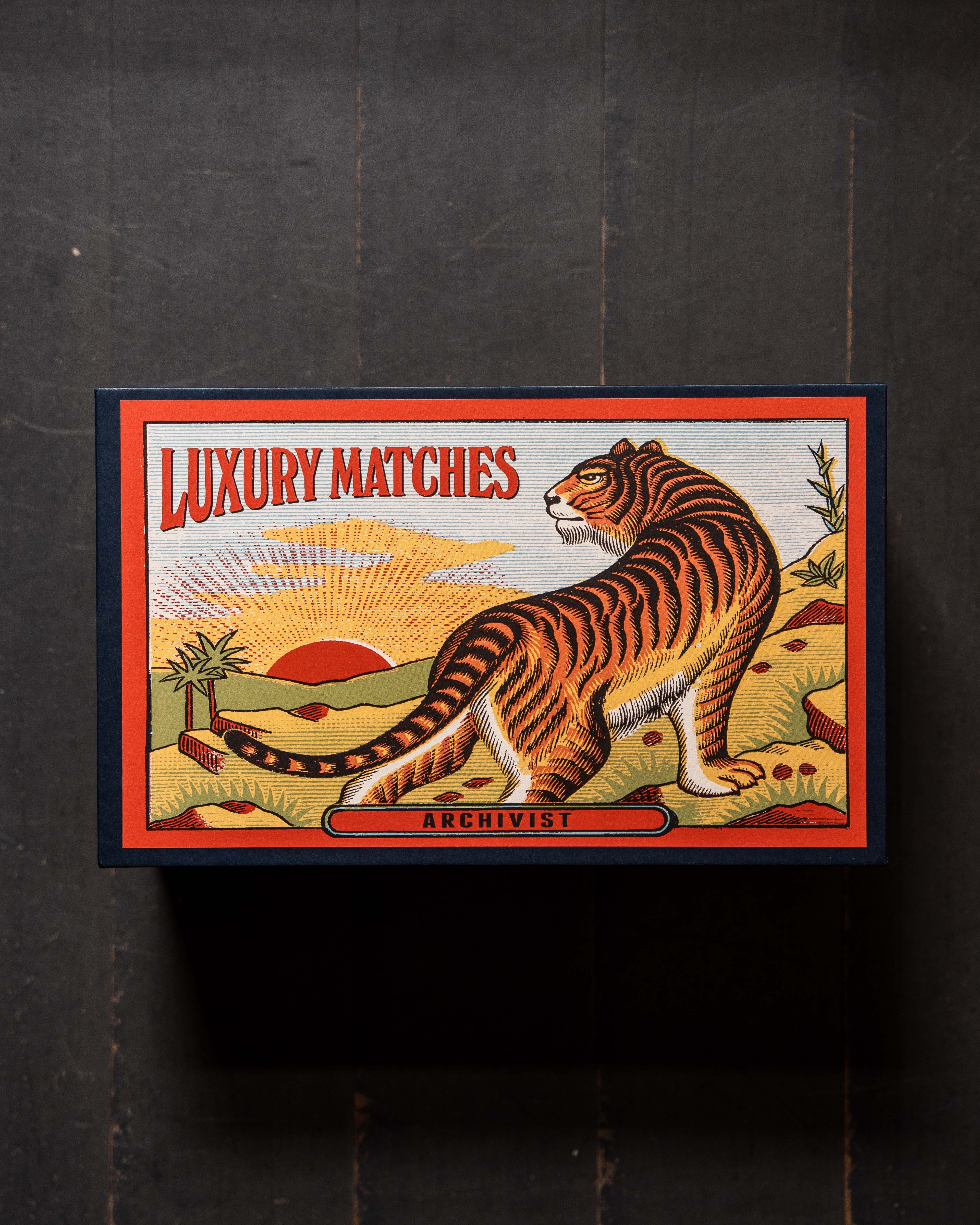 Archivist The Tiger Giant Matches In Giant Matchbox – The Hub General Store