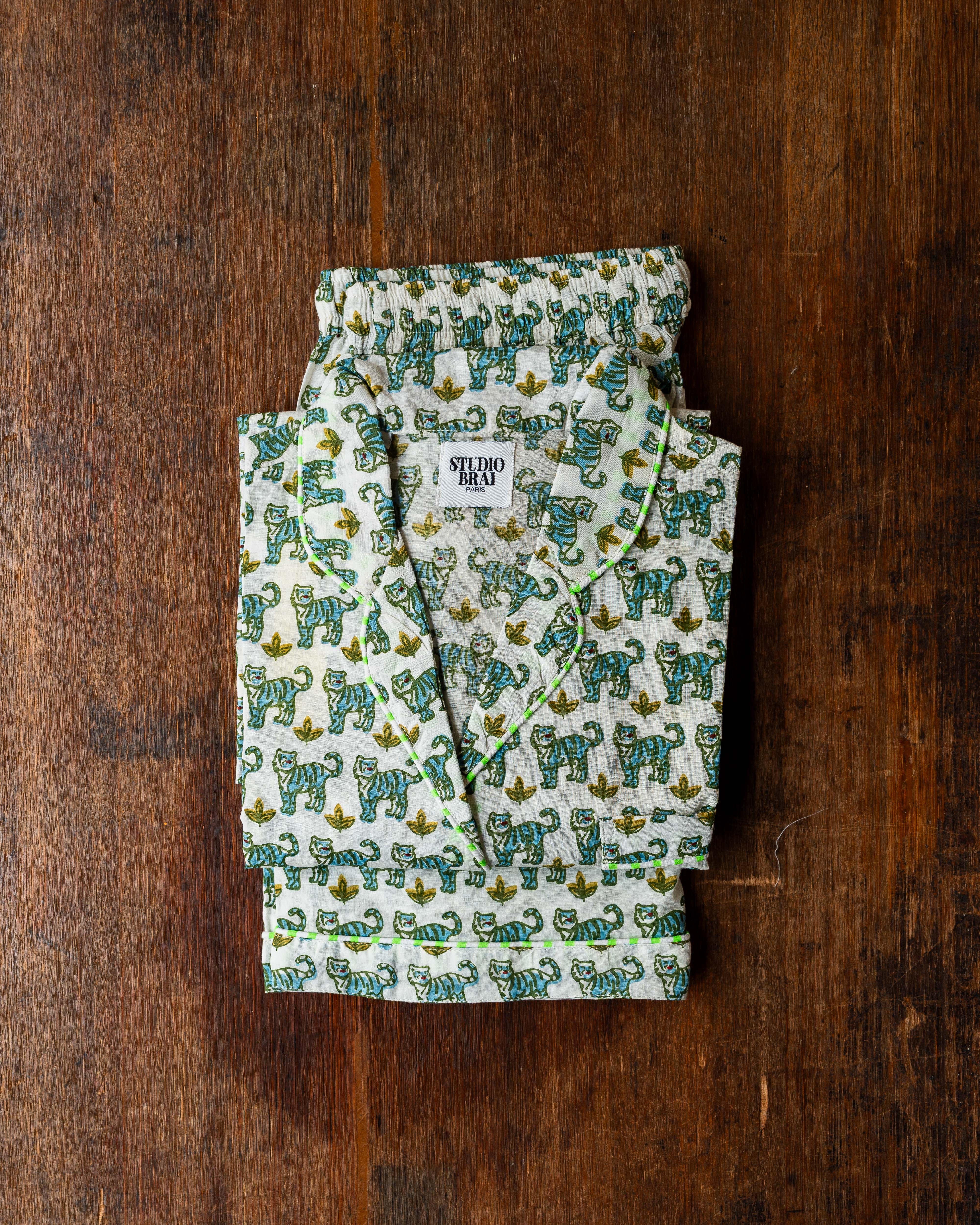 Studio Brai Verana Womens SS Pyjama New Tiger – The Hub General Store