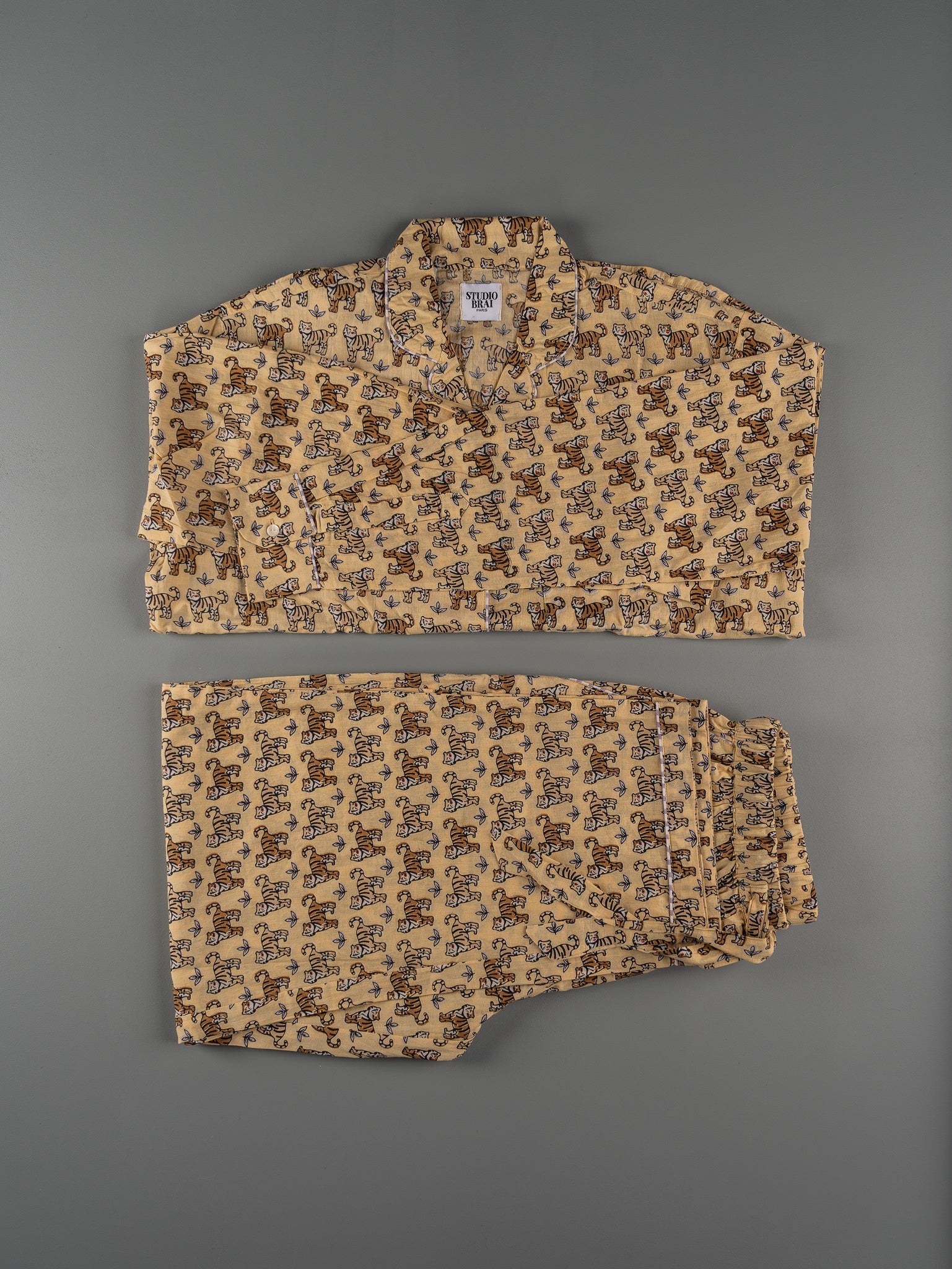 Studio Brai Fafa Womens Ls Pyjamas Grappucino – The Hub General Store